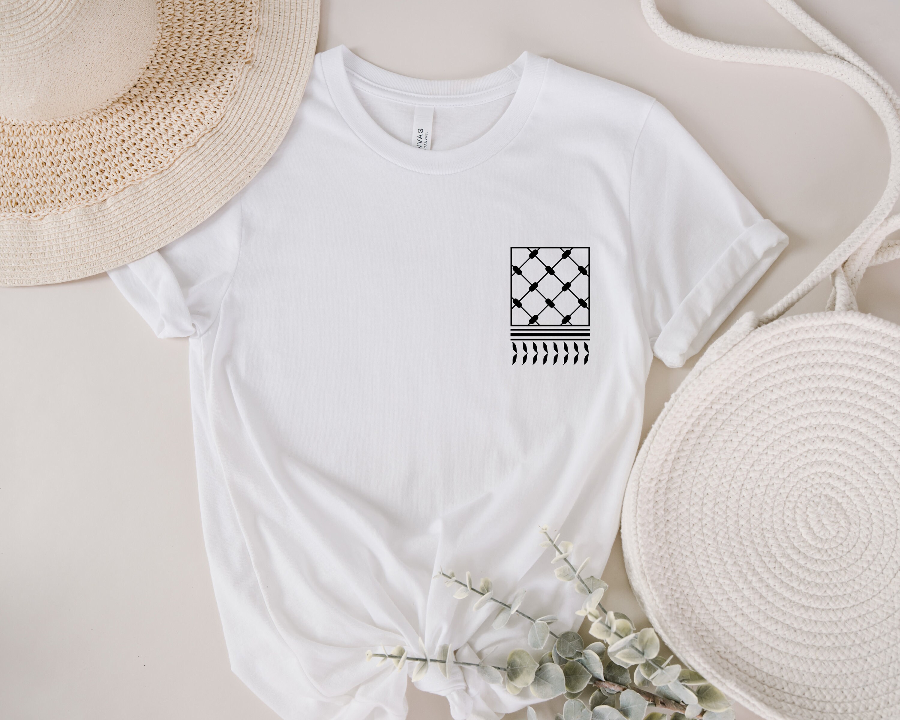 Palestinian Keffiyeh SVG, Cut File, T-shirt Design, Cricut File, One ...