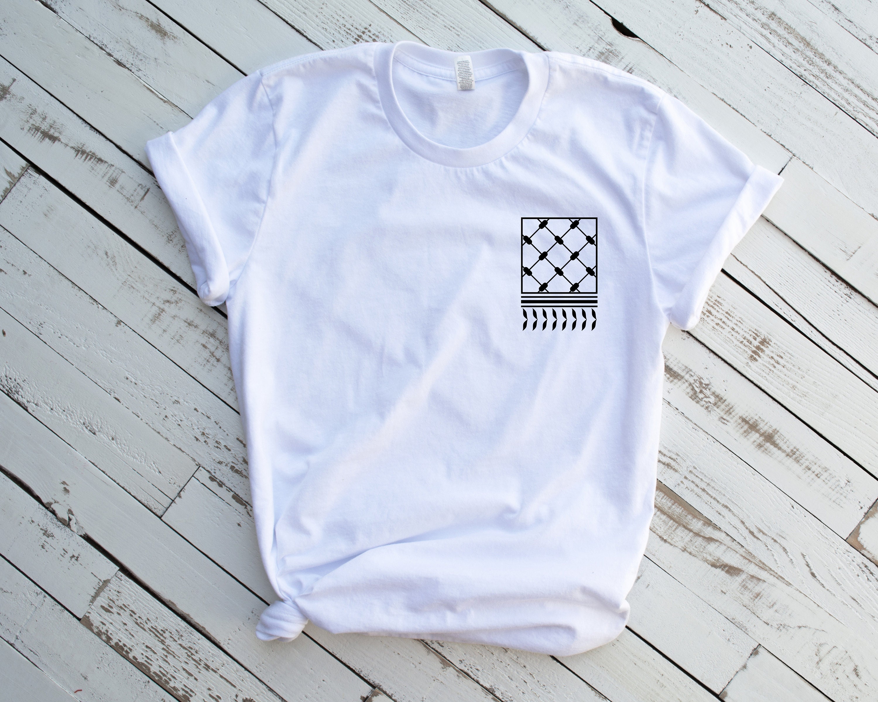 Palestinian Keffiyeh SVG, Cut File, T-shirt Design, Cricut File, One ...