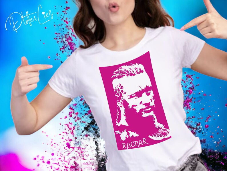 Ragnar Lothbrok SVG Cut File Dxf Png Pdf Jpg Viking Nordic King ...