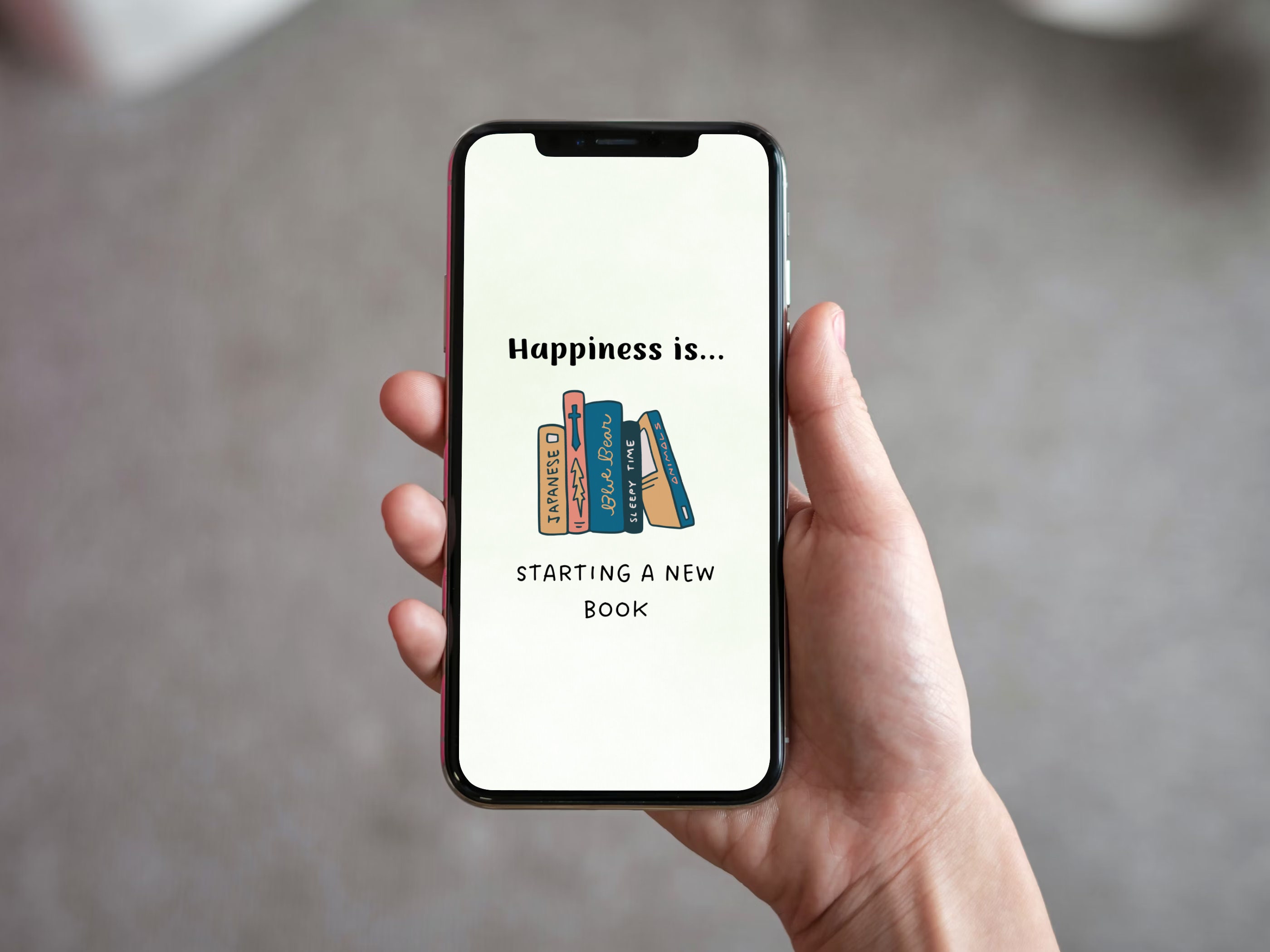 Customizable Ios Lockscreen/homescreen Bookworm Wallpaper Book PNG - Etsy