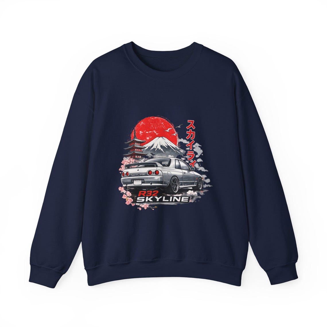 R32 Skyline GT-R Sweatshirt: Japanese Streetwear, JDM Car Graphic - Etsy