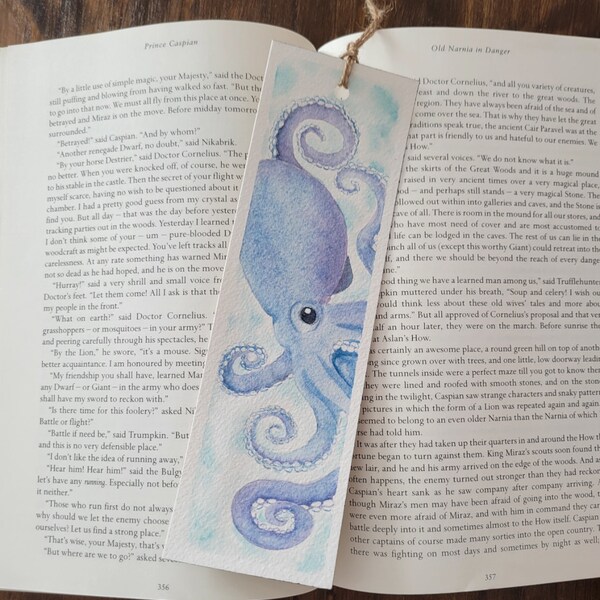 Octopus Bookmark - Etsy