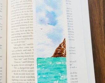 Hand Painted Watercolor Bookmark - Etsy