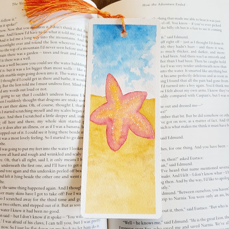 Starfish Bookmark - Etsy