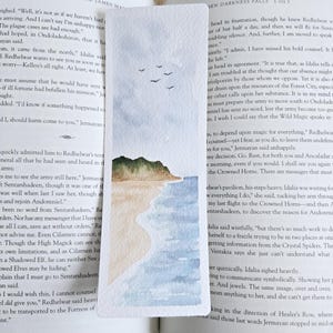 Watercolor Bookmark Original- Ocean Beach | Hand-painted Bookmark, Book ...