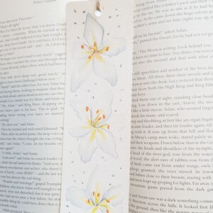 Handmade Watercolor Bookmark - Spring Flowers, | Handmade Original ...
