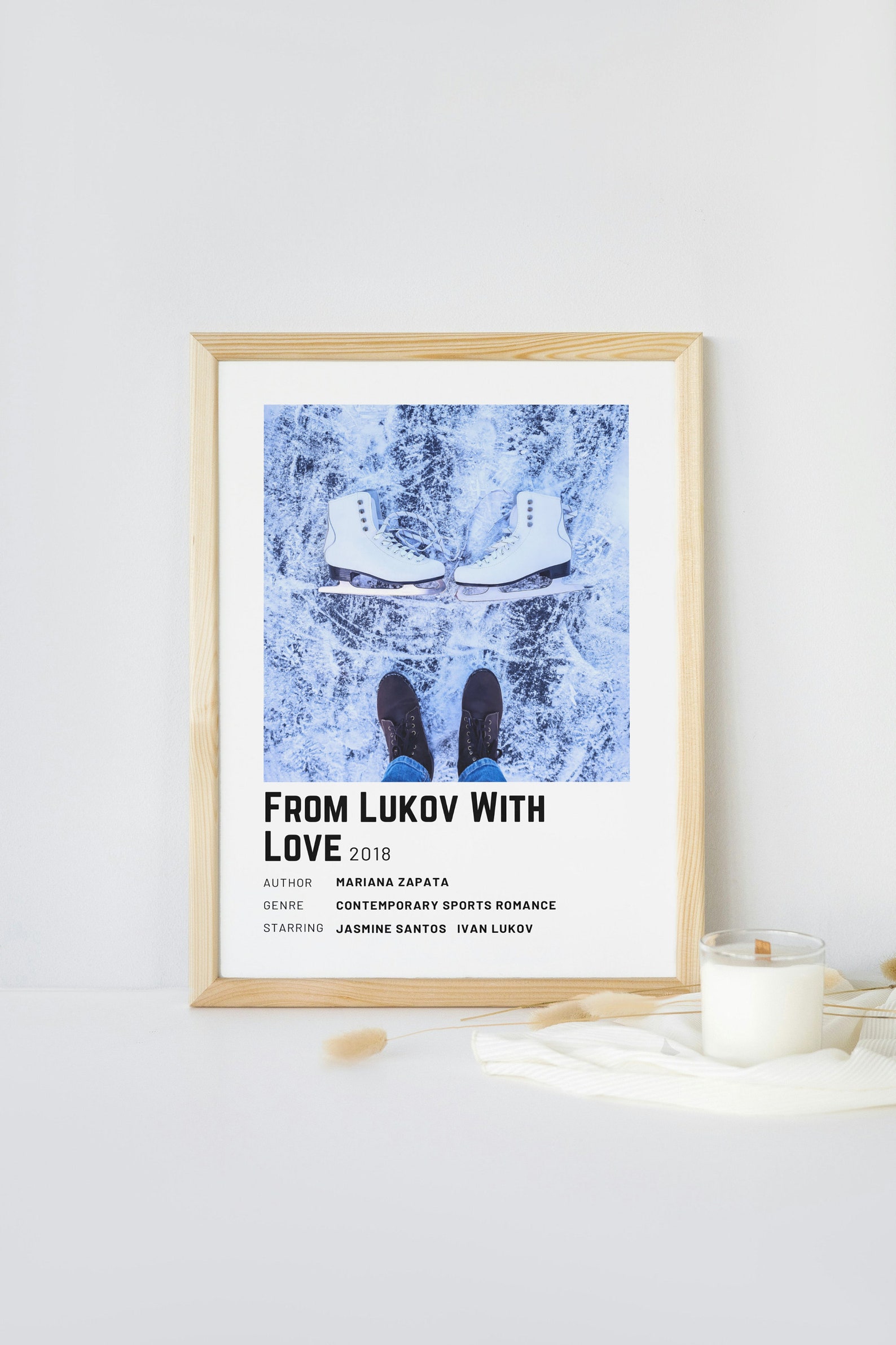 Polaroid Style Book Poster Mariana Zapata Minimalist Book Poster ...