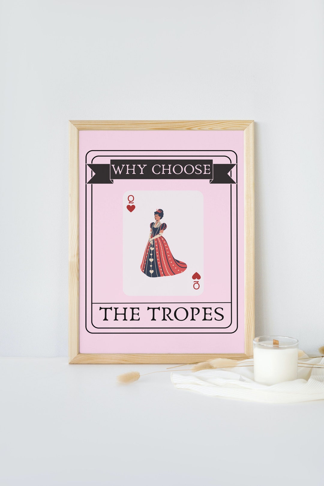 Book Trope Tarot Card, Why Choose, Bookish Print, DIGITAL DOWNLOAD ...