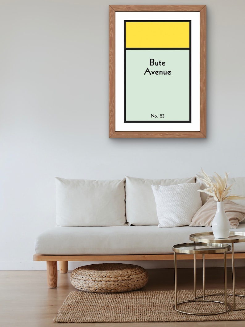 Customizable Monopoly Inspired Property Tile Canva Template ...