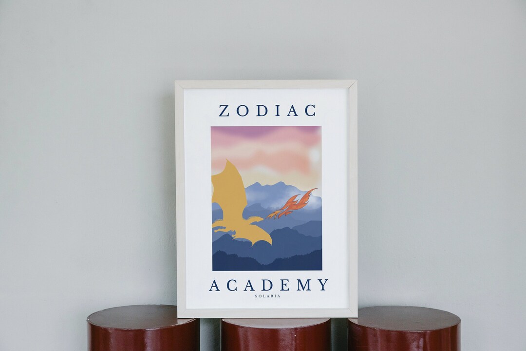 Zodiac Academy Solaria Print: Bookish Art Poster (digital Download) - Etsy