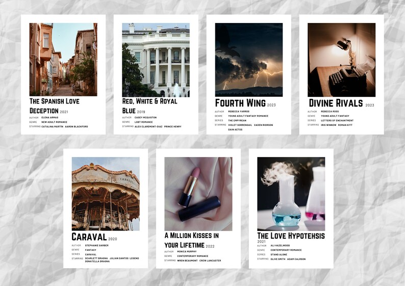 Polaroid Style Book Poster | Perfect Strangers | Minimalist Book Poster ...