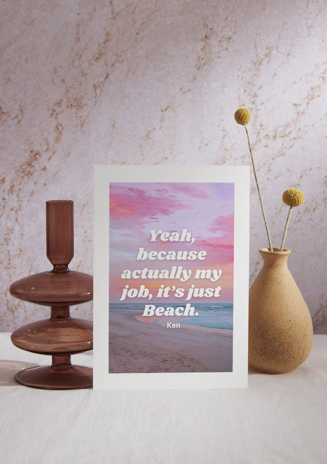 Pink Aesthetic Print Barbie Movie Quote Digital Instant Download Funny ...