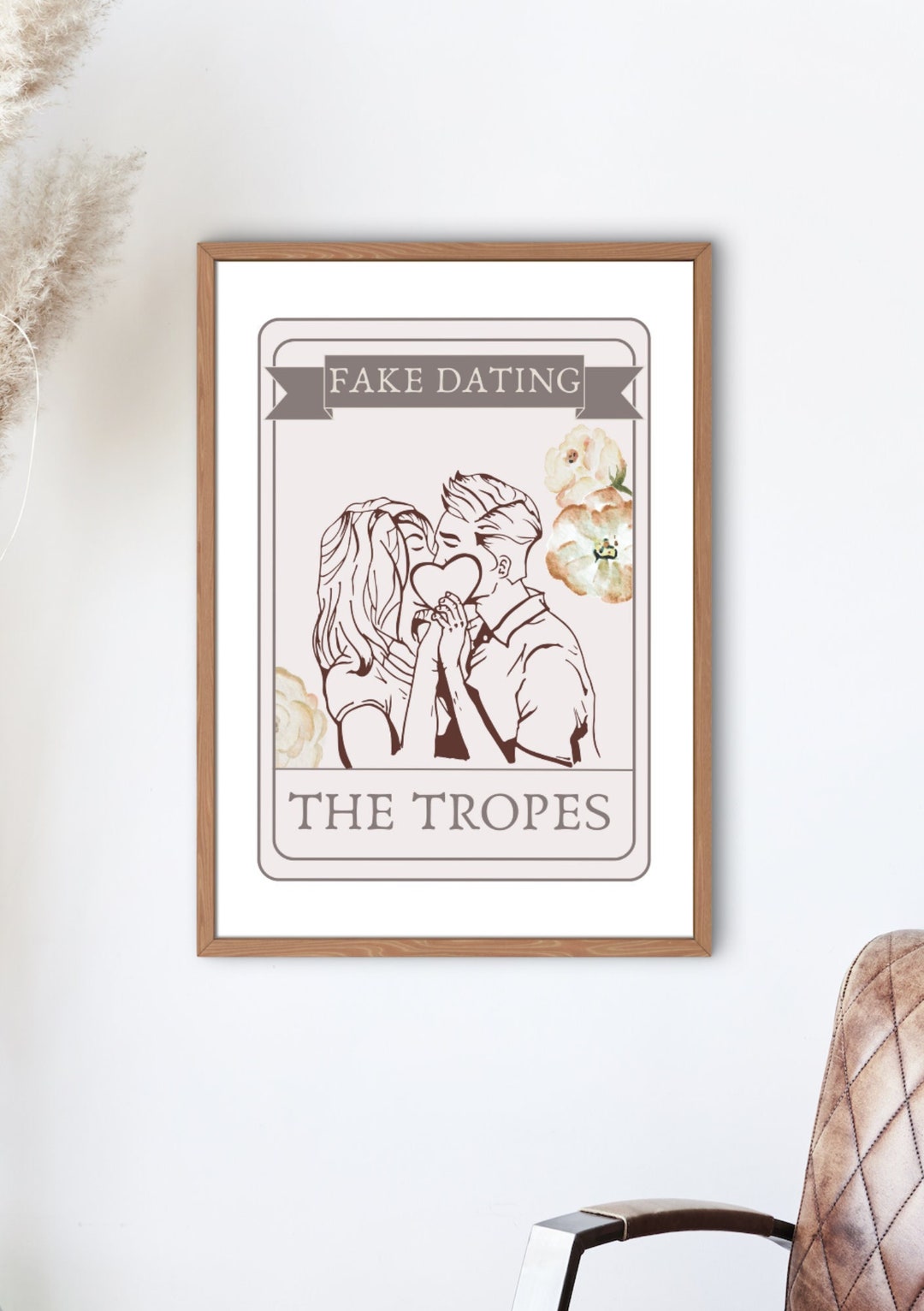 Fake Dating Romance | Book Trope Tarot Card | Bookish Print| DIGITAL ...