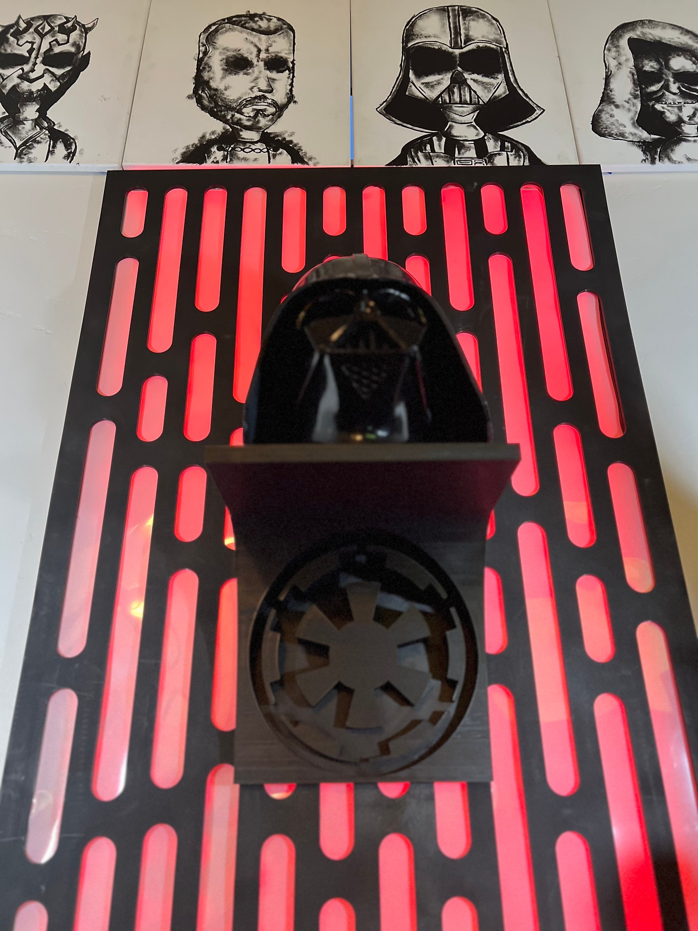 Star Wars Empire Logo 3d-printed Display Shelf Customizable Cosplay ...