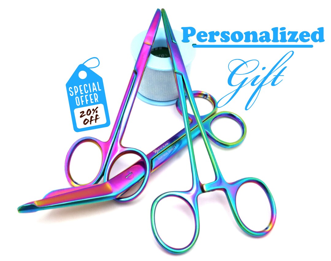 Personalized Bandage Scissor Gift Set for Vet Tech, Veterinary ...
