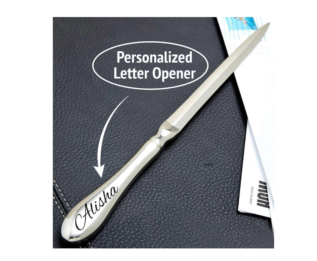 Personalized Letter Opener With Custom Engraving With Your Name, Unique ...