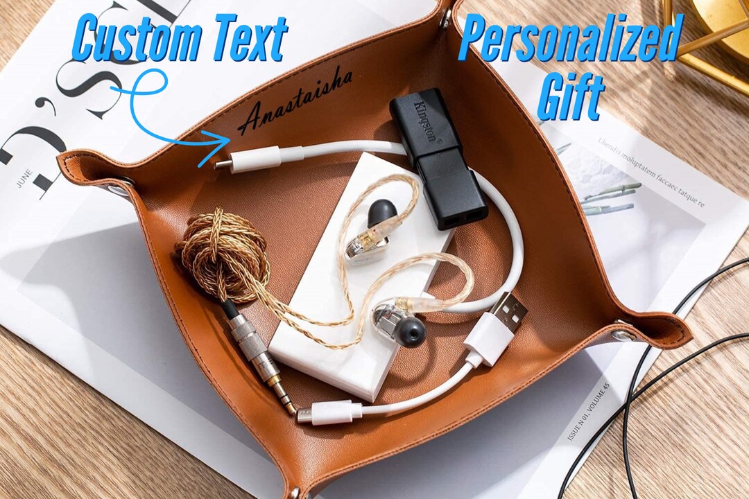 Personalized Valet Catch All Tray for Your Daily Essentials, Custom ...