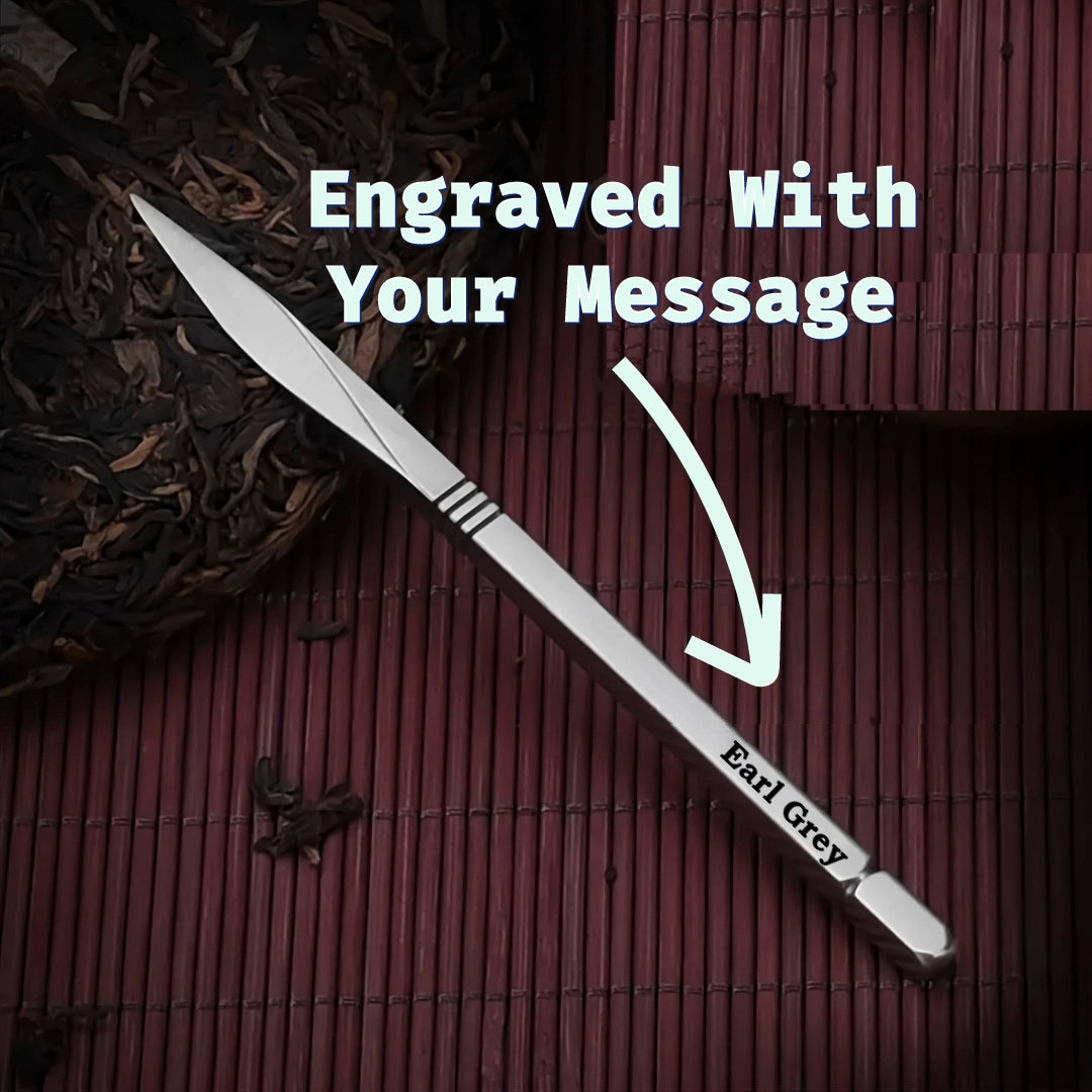Personalized Puerh Tea Knife Pick for Tea Lovers With Custom Engraved ...