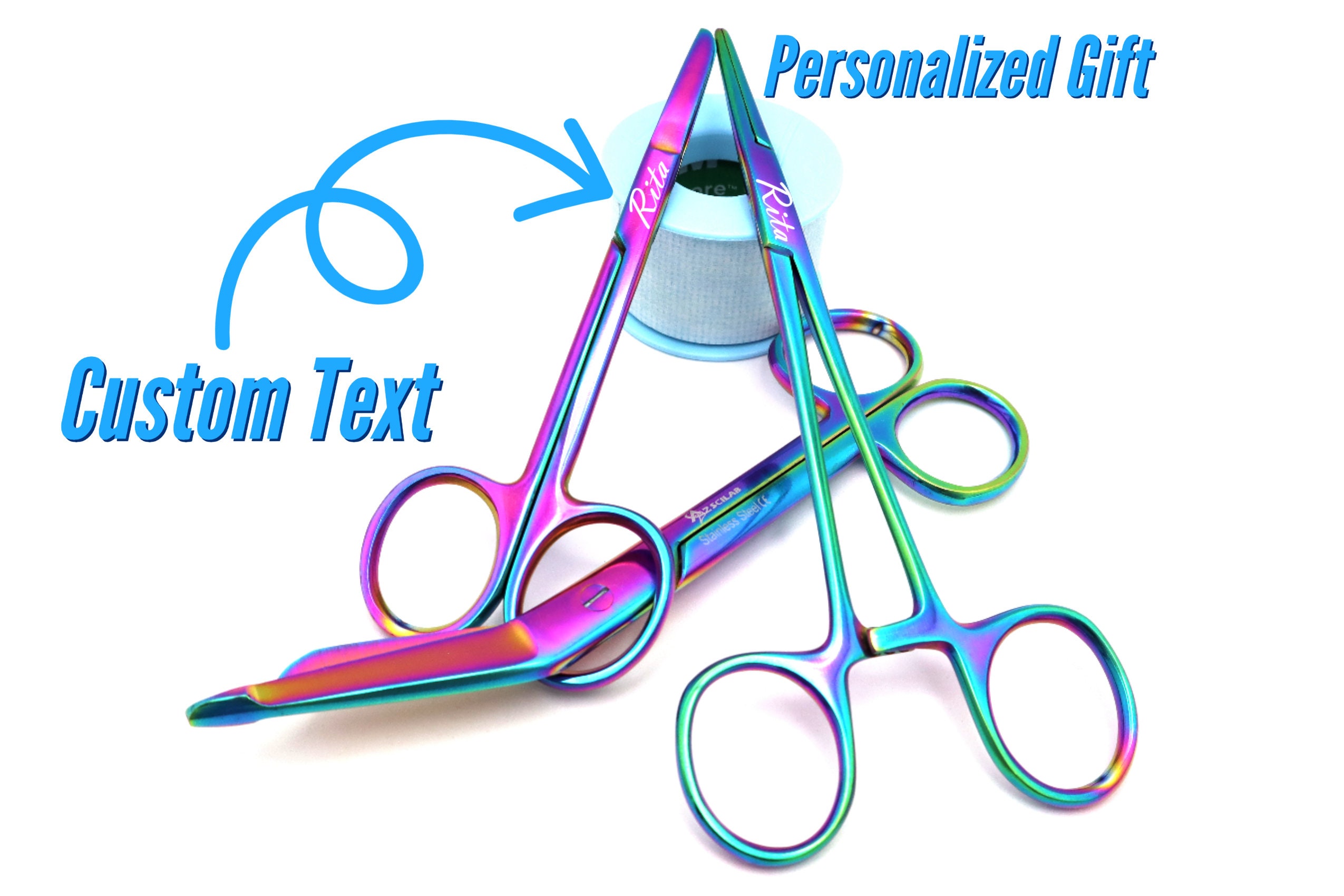 Personalized Bandage Scissor Gift Set for Vet Tech, Veterinary ...