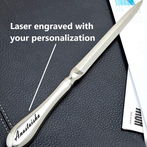 Personalized Letter Opener With Custom Engraving With Your Name, Unique ...