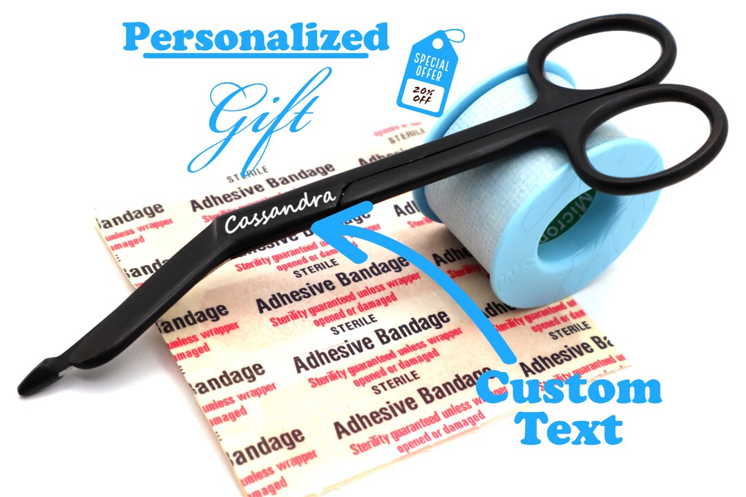 Custom Bandage Scissors for Vet Tech, Nurse Appreciation, and Nursing ...