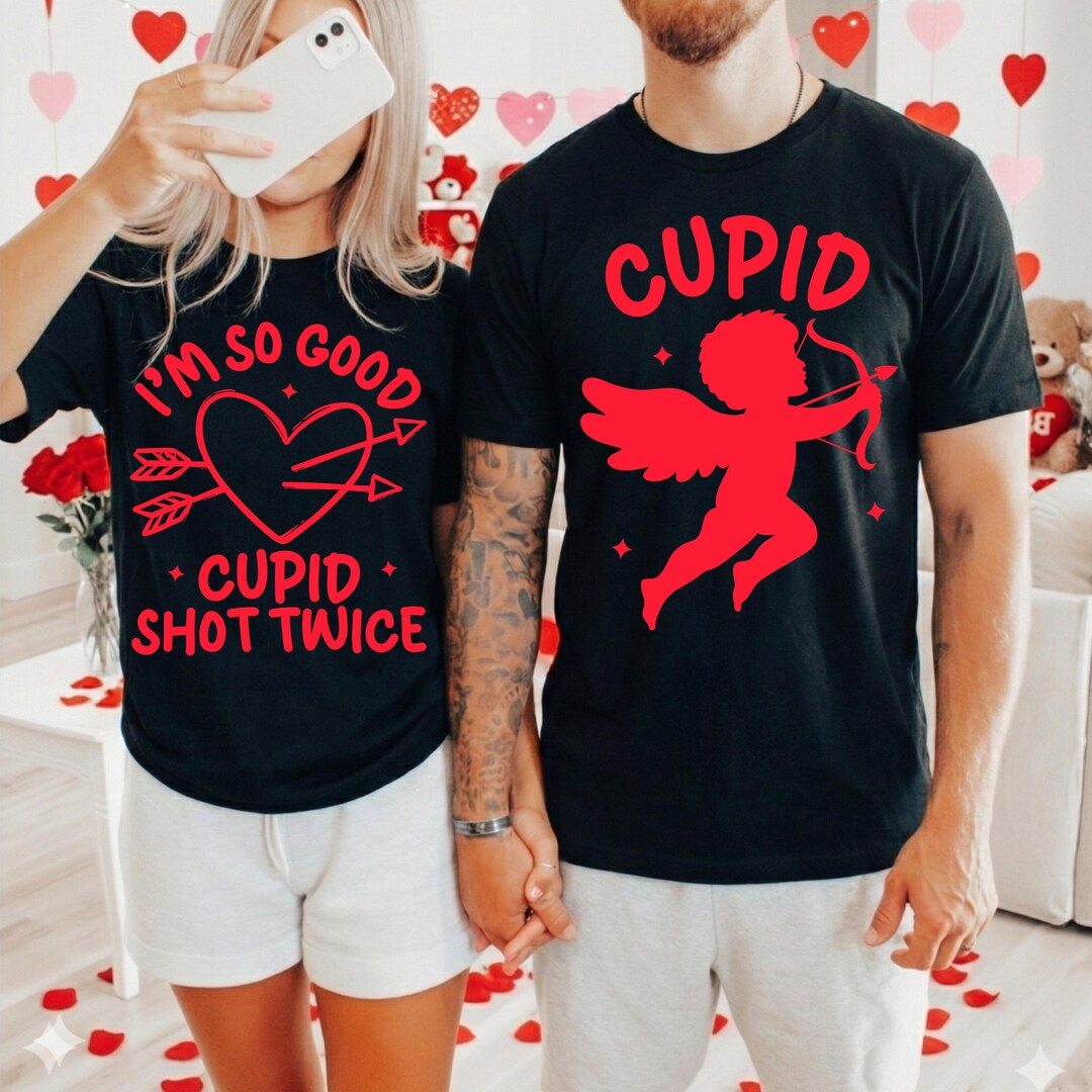 Raunchy Valentine Couple Shirts Inappropriate Husband & Wife Matching ...