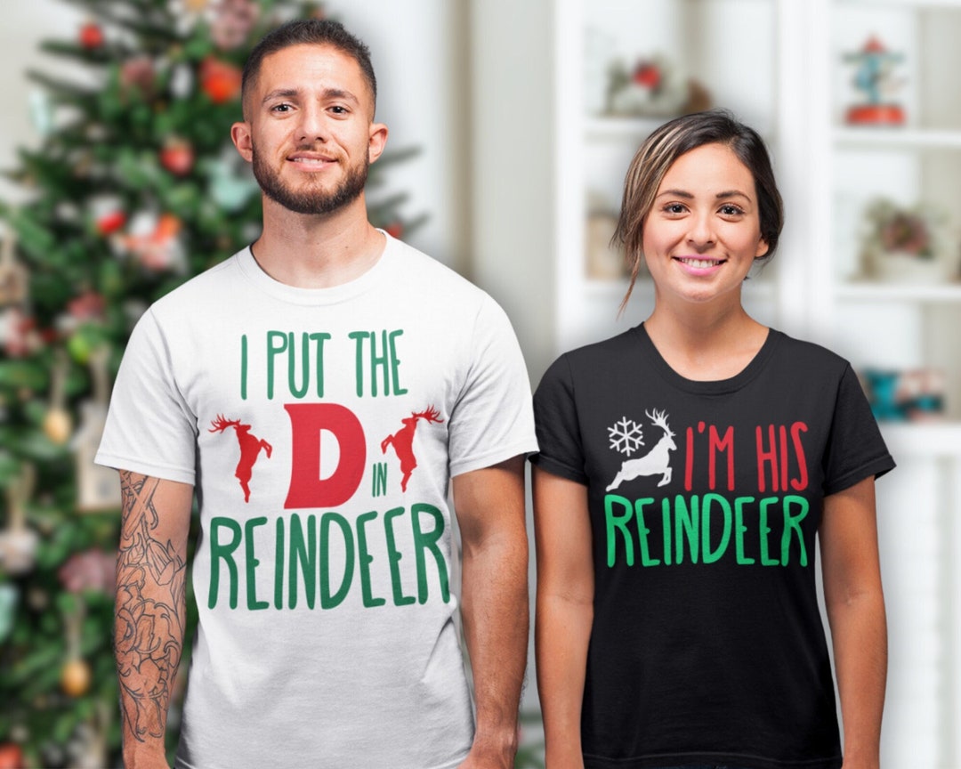 Christmas Matching Couple Shirts, Funny Shirt for Husband and Wife, His ...