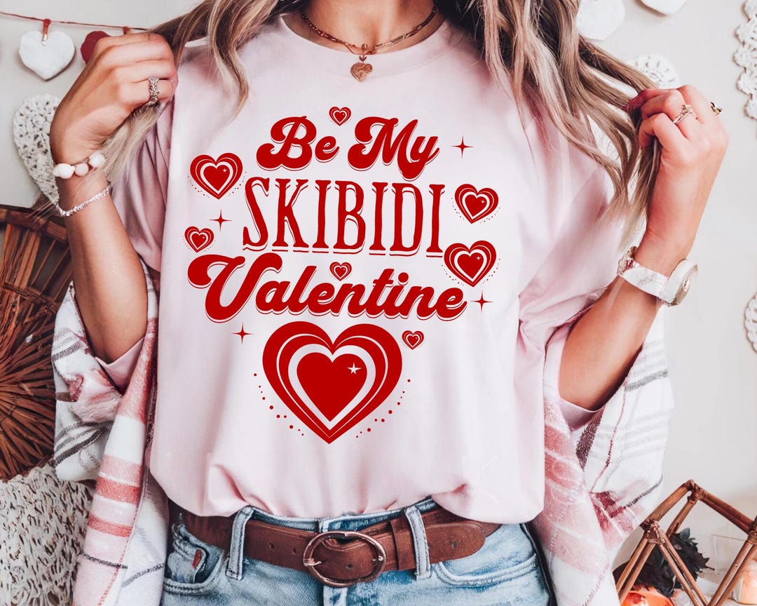 Gen Alpha Slang Funny Valentine's Day Shirt, Ohio Skibidi Gyatt Sigma ...
