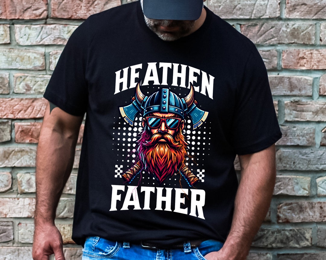Anti Religion Fathers Day Shirt, Pagan Anti Christian Gift for Atheist ...