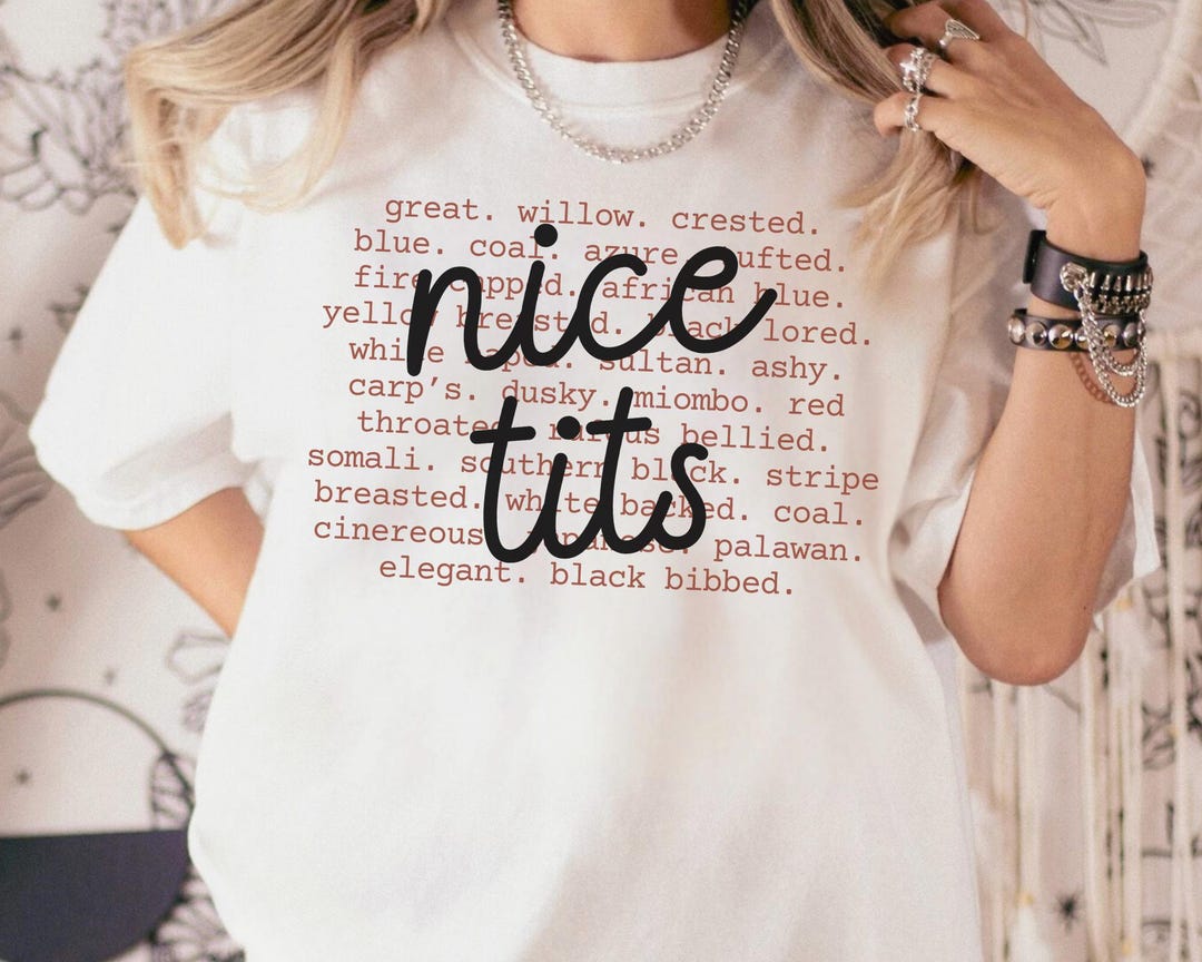 Tit Bird Lovers Shirt, Birdwatcher Shirt, Funny Bird Pun Shirt, Great ...