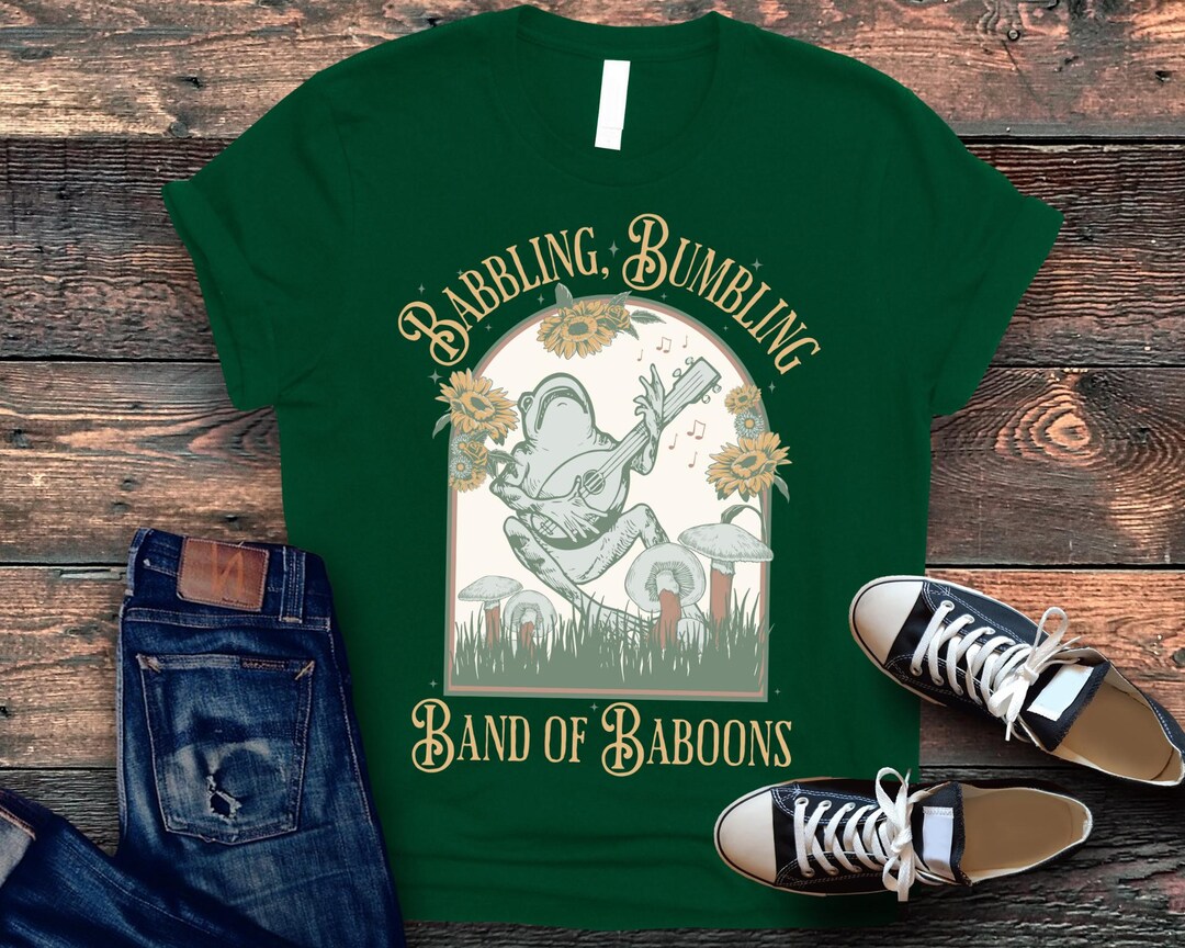 Wizard Potter Cottagecore Frog Shirt, Babbling Bumbling Band of Baboons ...