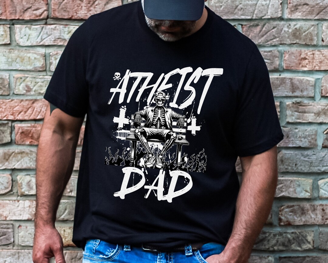 Anti Religion Fathers Day Shirt, Pagan Anti Christian Gift for Atheist ...
