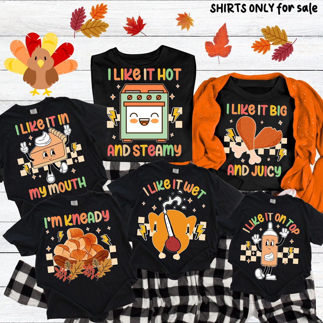 Family Thanksgiving Pajamas, Funny Matching Family Pajamas ...