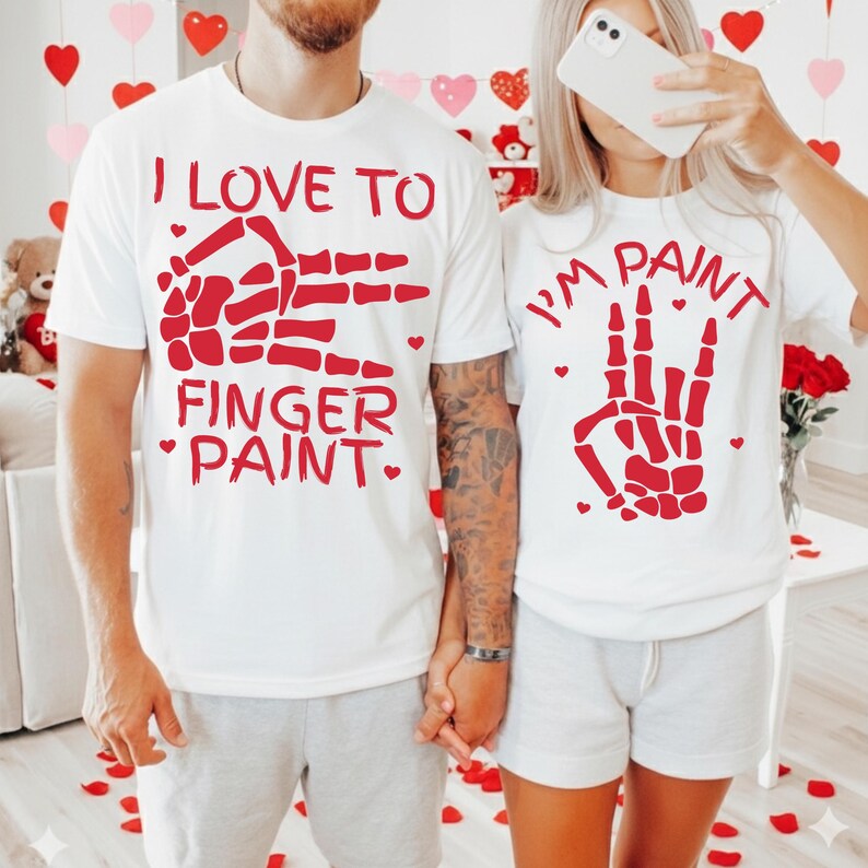 Raunchy Valentine Couple Shirts Inappropriate Husband & Wife Matching ...
