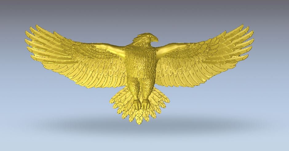 American Eagle Stl Model ,3D STL Model, CNC Router Engraver, Artcam ...