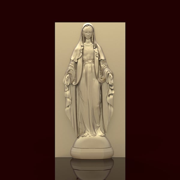 3d Virgin Mary Stl Files - Etsy