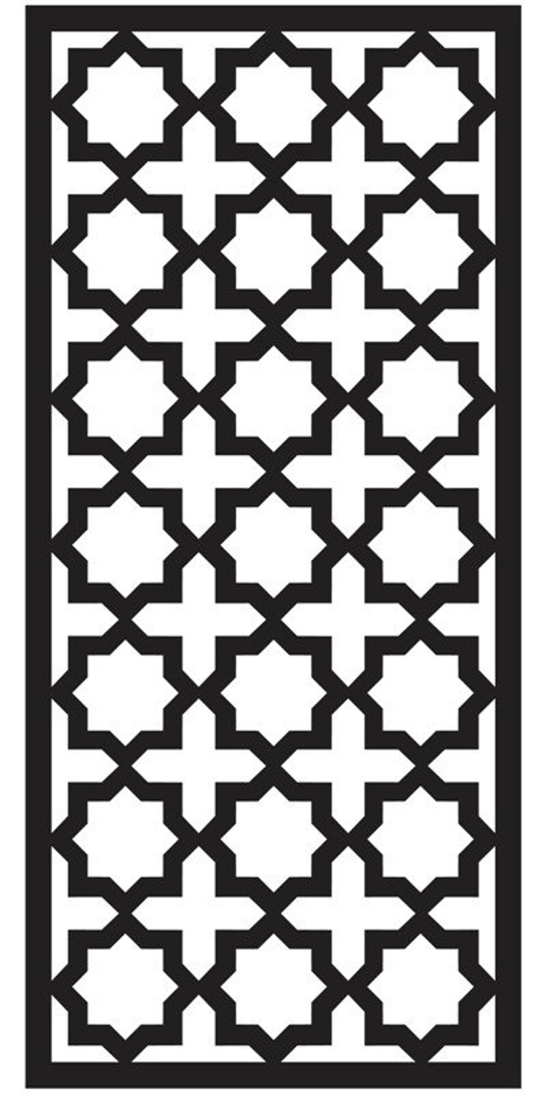 2d Jali Cnc Router Dxf Partition room Divider SVG - Etsy