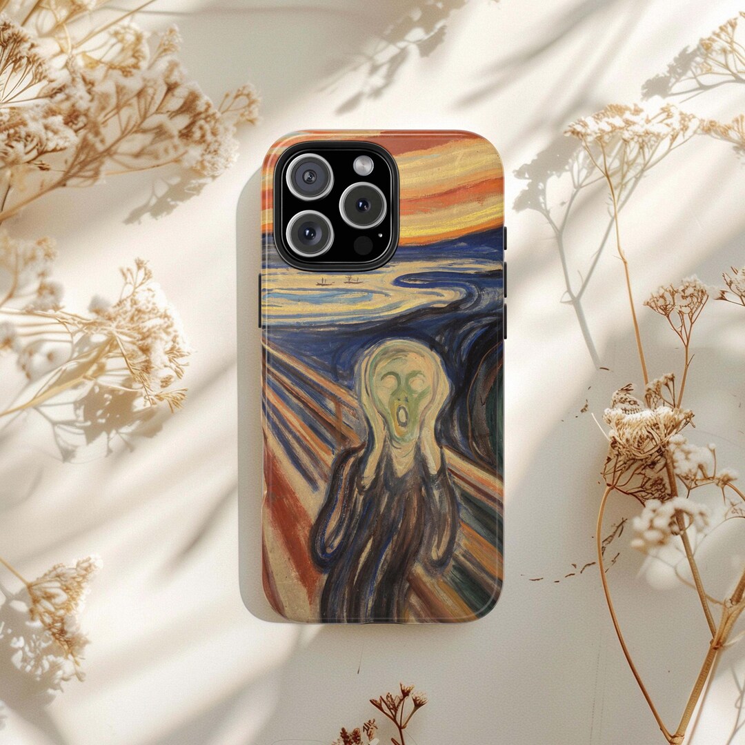 Munch's the Scream Art Print Tough Phone Case for iPhone and Samsung ...