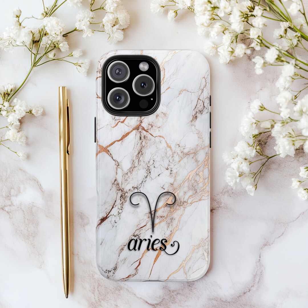 Zodiac Aries Phone Case: Durable Protection for iPhone & Samsung ...