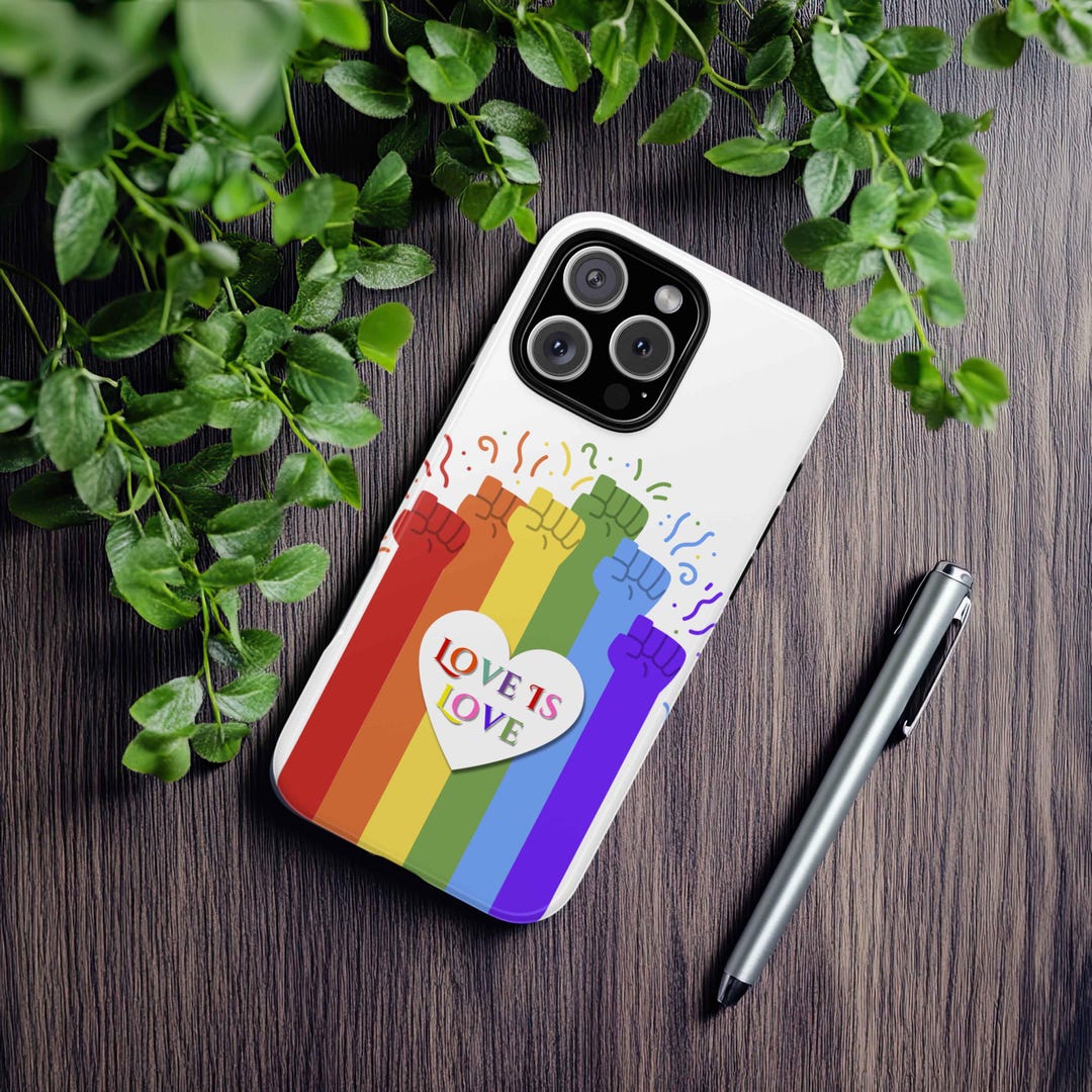 LGBTQ Rainbow Pride Phone Case: Unique Gift for Gay, Lesbian ...