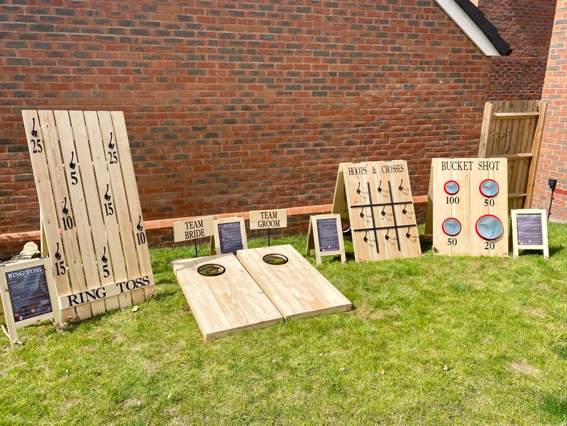 HIRE ONLY Large Outdoor Wedding Games Wedding - Etsy UK