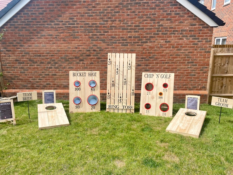 HIRE ONLY - Large Outdoor Wedding Games - Wedding Entertainment. Chip N ...