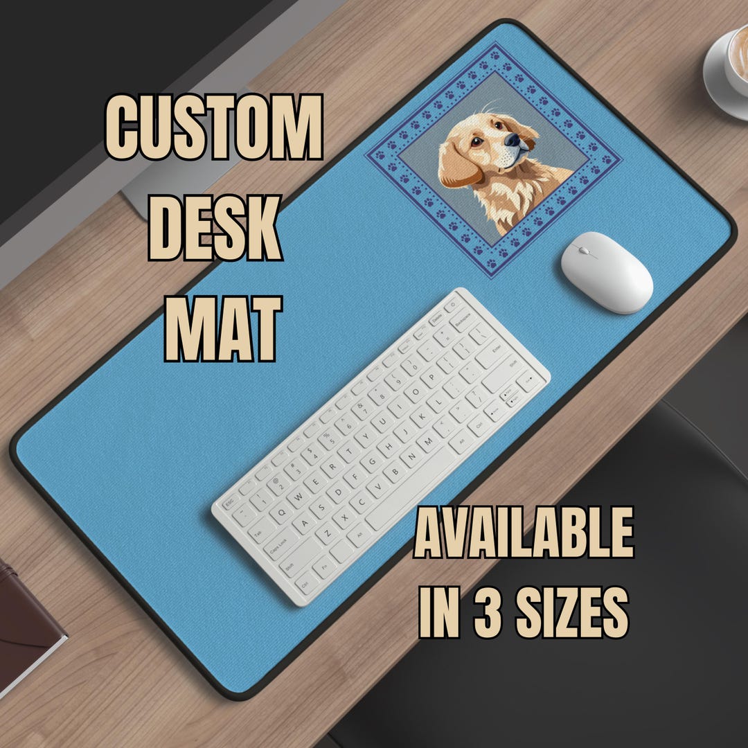 Custom Desk Mat, Personalized Gift, Gaming Mouse Pad, Gift for Gamer ...