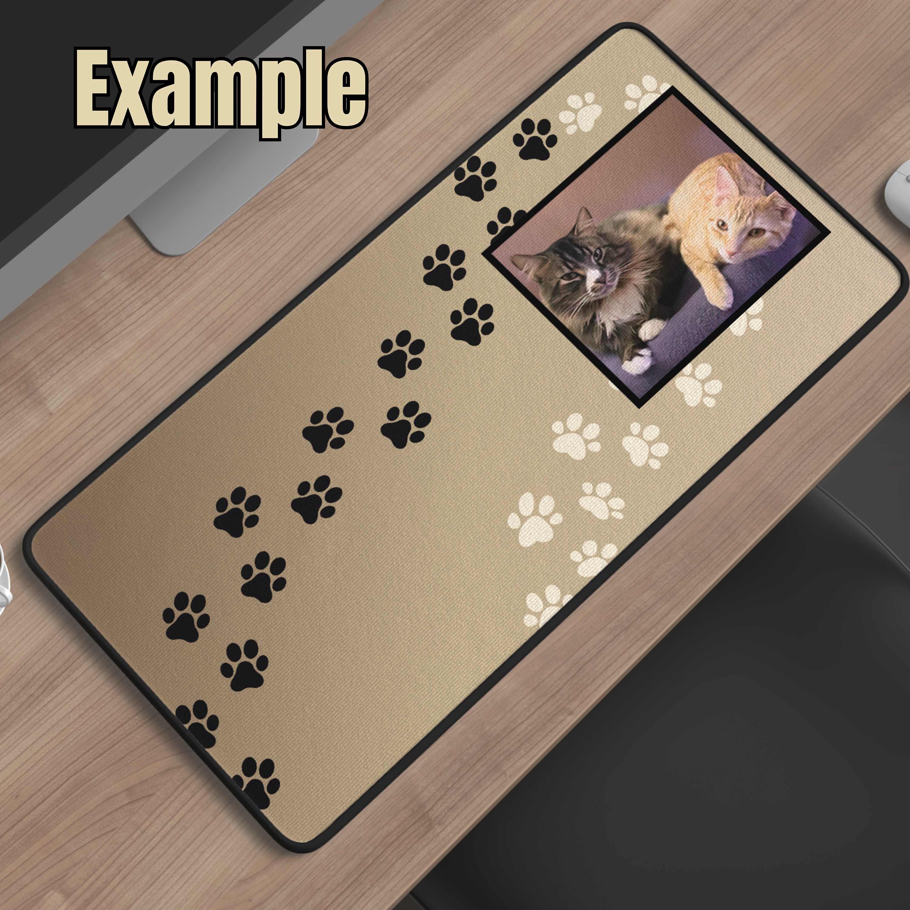 Custom Desk Mat, Personalized Gift, Gaming Mouse Pad, Gift for Gamer ...
