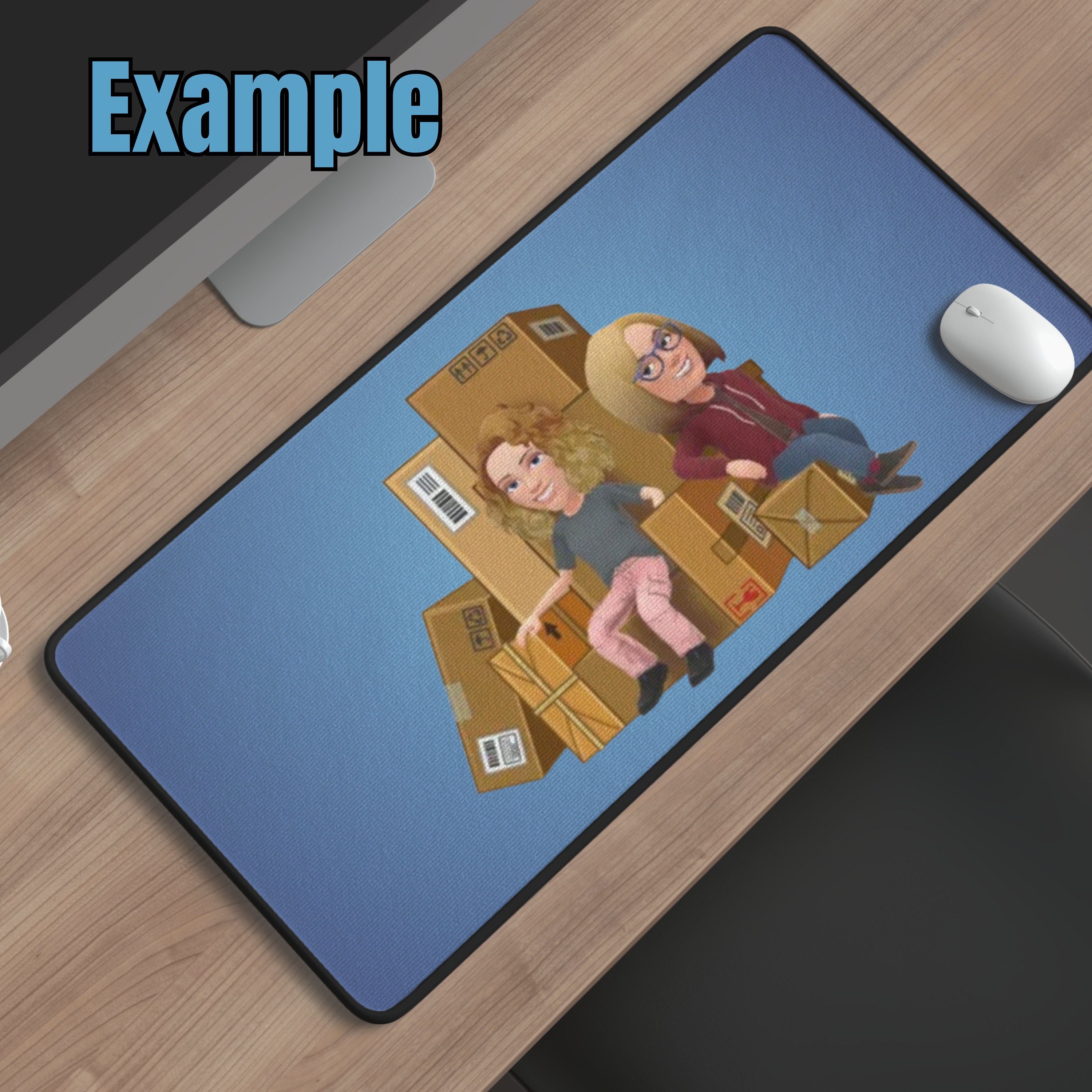 Custom Desk Mat, Personalized Gift, Gaming Mouse Pad, Gift for Gamer ...