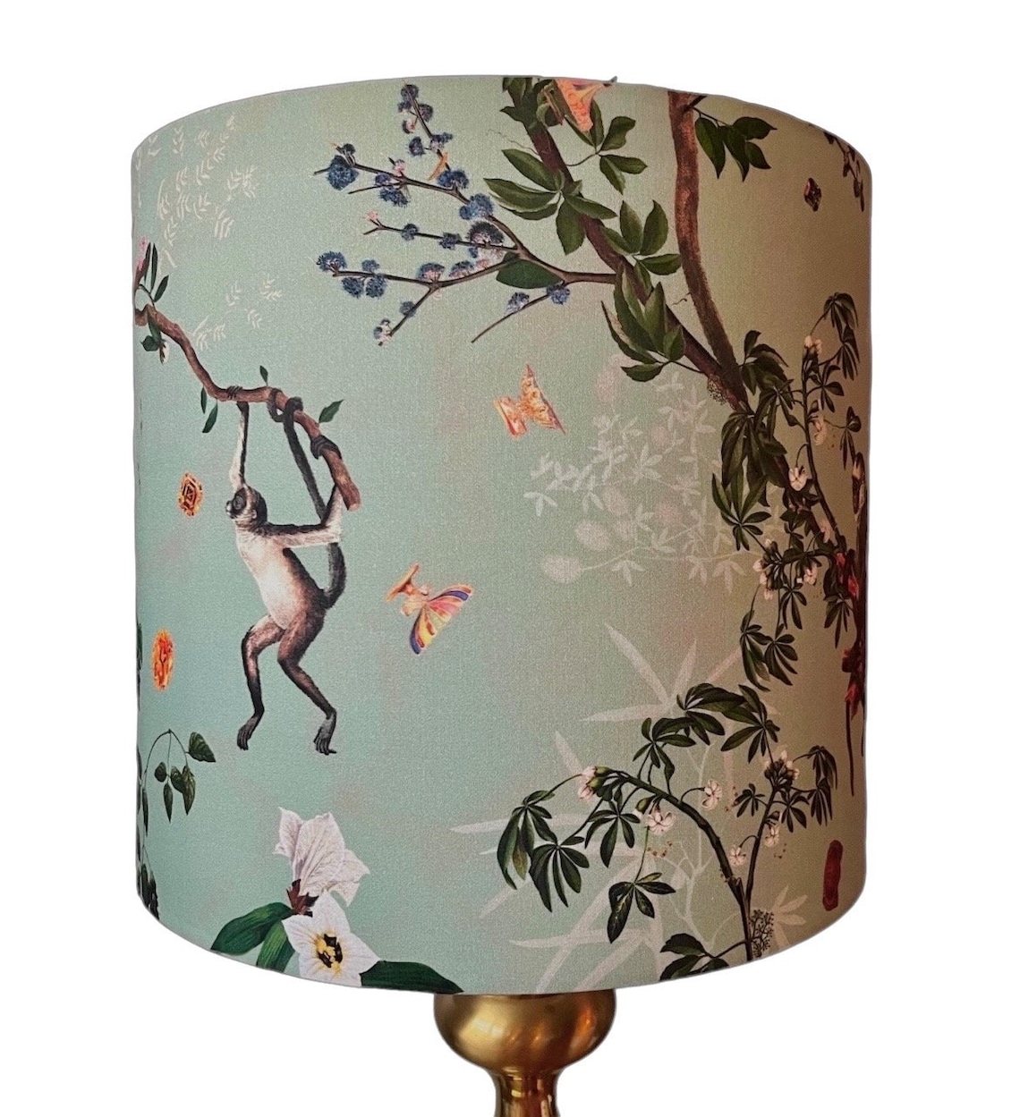 Lampshade Drum Lampshade Monkey Lamp Shade Unique Lampshade Hand Made ...