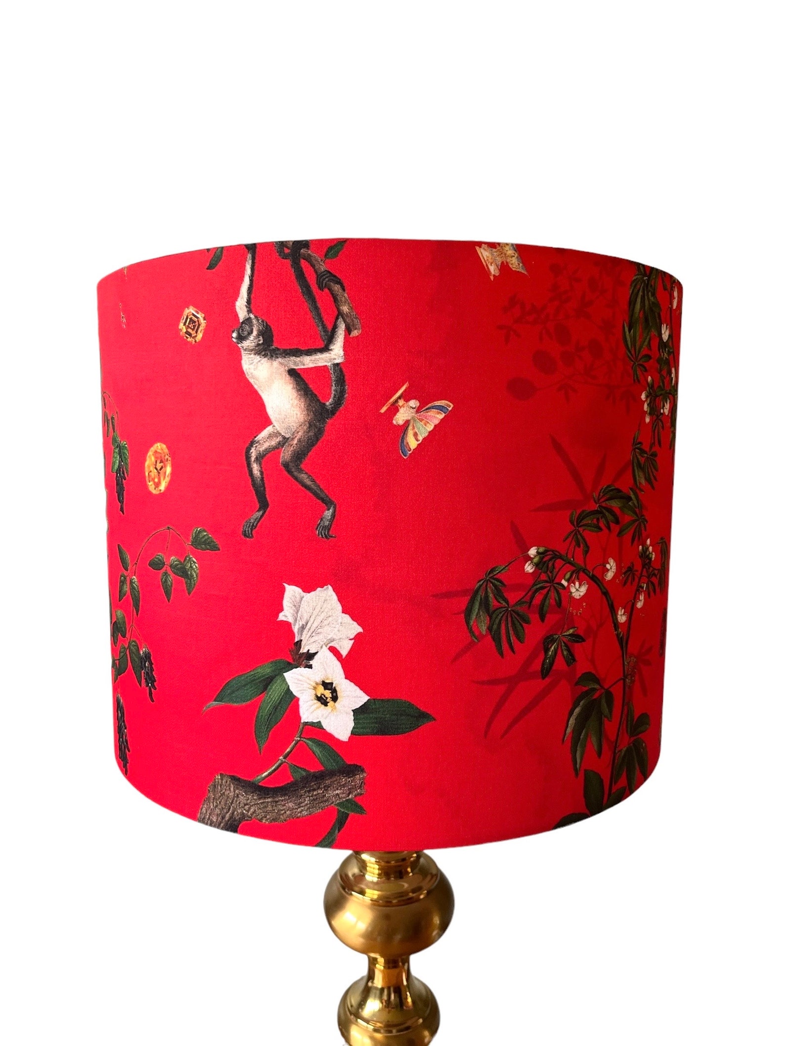 Lampshade Drum Lampshade Monkey Lamp Shade Unique Lampshade Hand Made ...