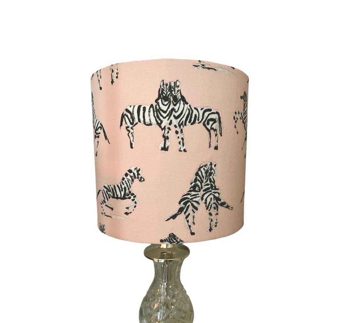Lampshade Drum Lampshade Zebra Lamp Shade Unique Lampshade Hand Made ...