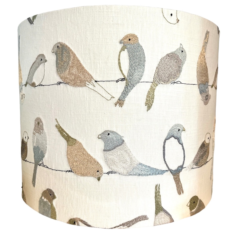 Embroidered Lamp Shade - Etsy