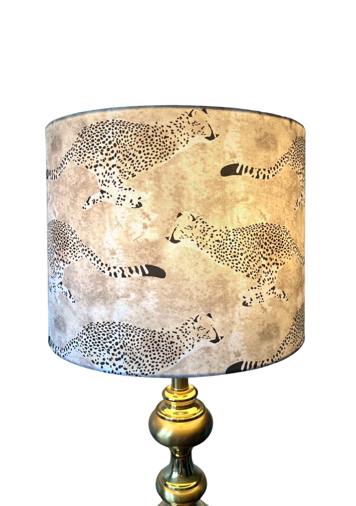 Lampshade Drum Lampshade Cheetah Lamp Shade Unique Lampshade Hand Made ...